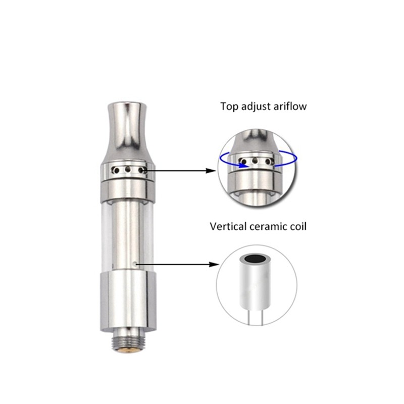 Empty Vape Pen Cartridges CBD Cartridge Adjustable Top Airflow Itsuwa ...